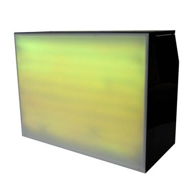 Perspex and Steel Bar - Lit | Arnold & Walker