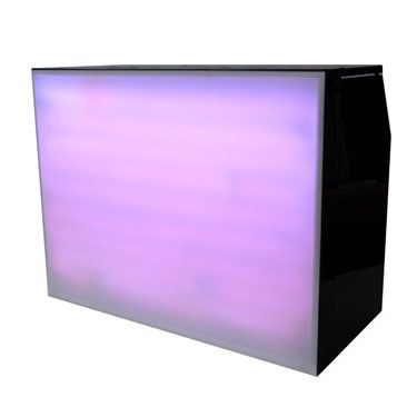 Perspex and Steel Bar - Lit | Arnold & Walker